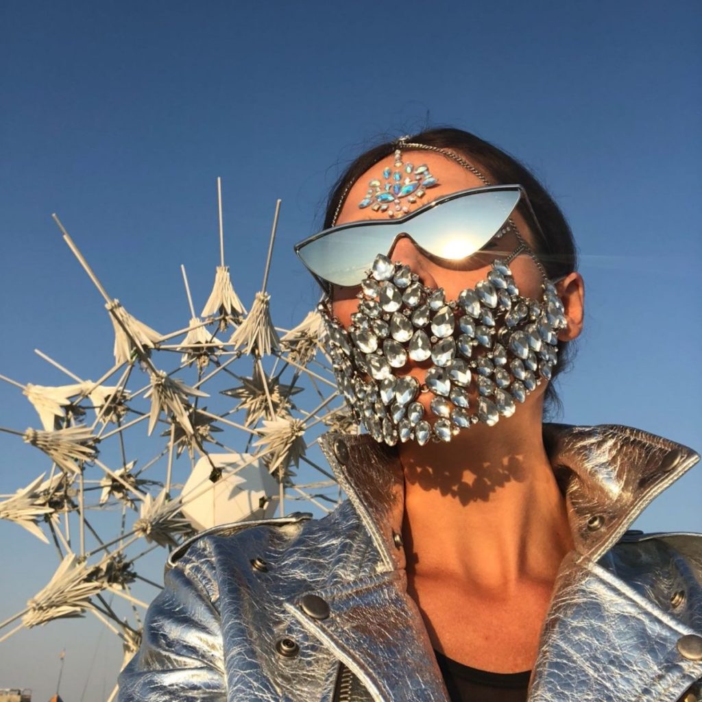 Crystal Face Mask Gregy, Face Accessory – GetMan Jewelry