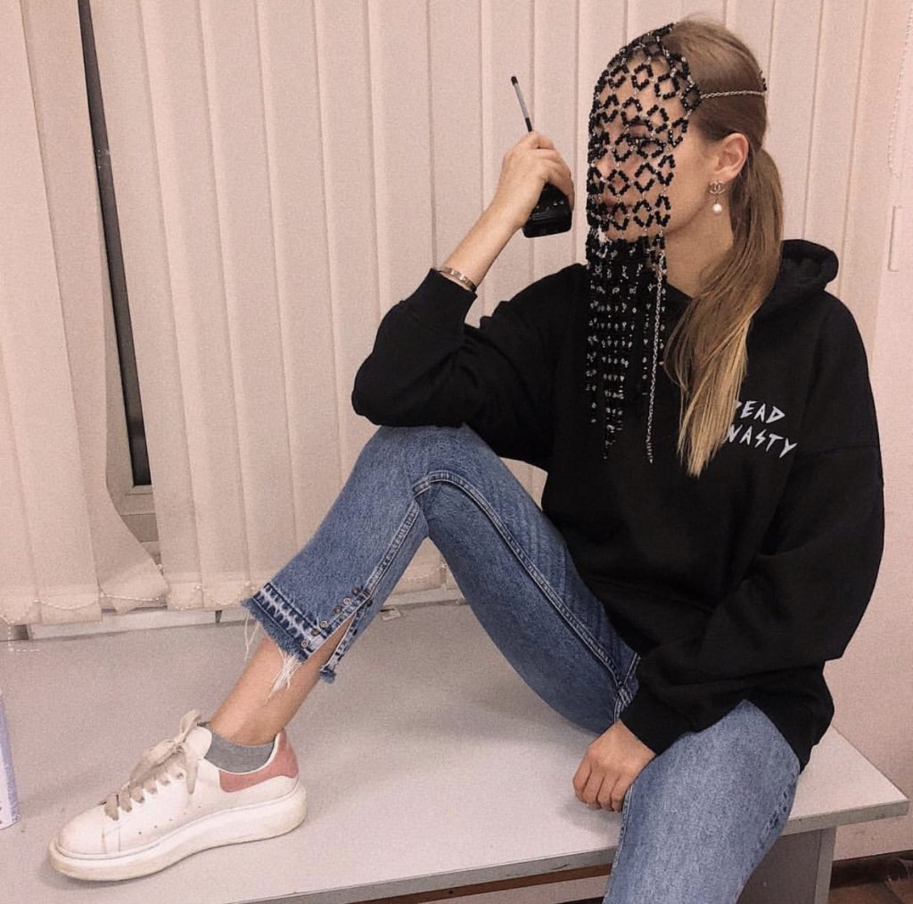 Black Face Mask Lucy, Face Accessory – GetMan Jewelry