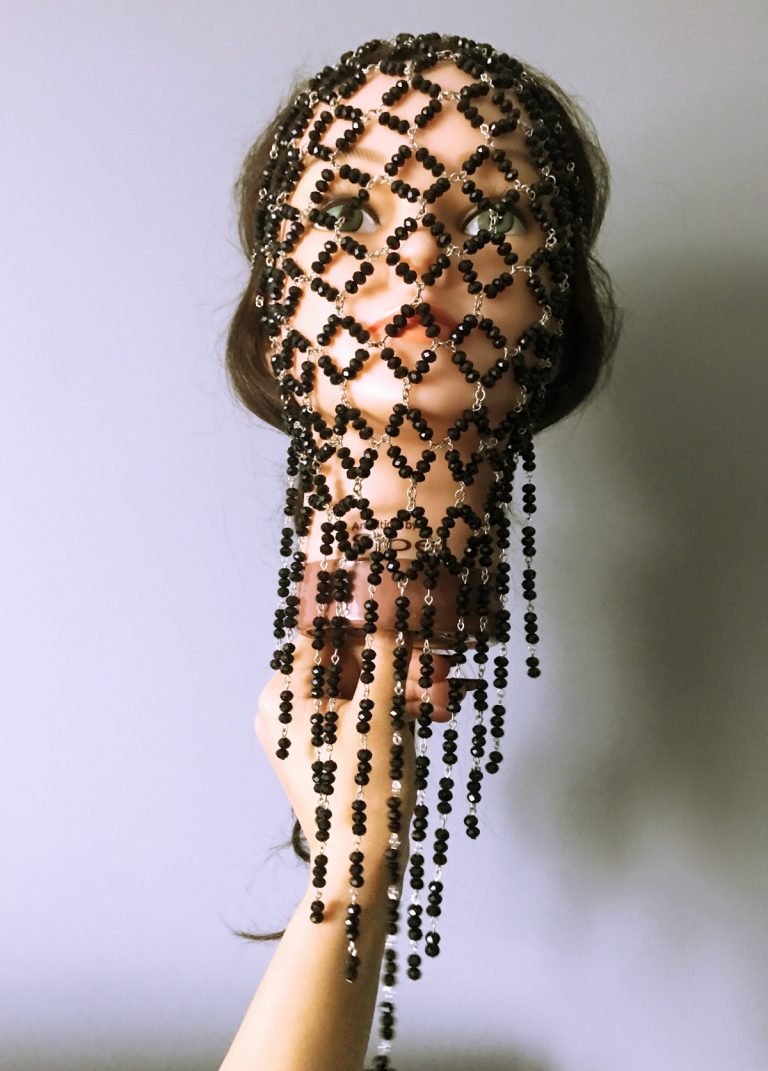 Black Face Mask Lucy, Face Accessory – GetMan Jewelry