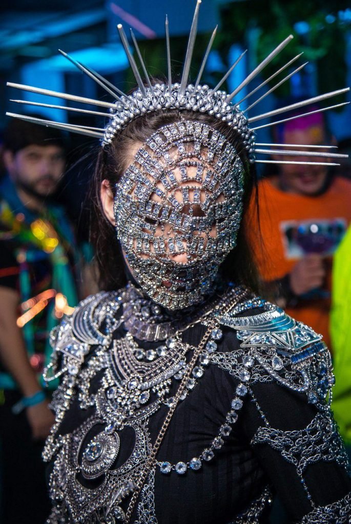 Full Face Metal Mask Vultur, Haute Couture Face Accessory – GetMan Jewelry