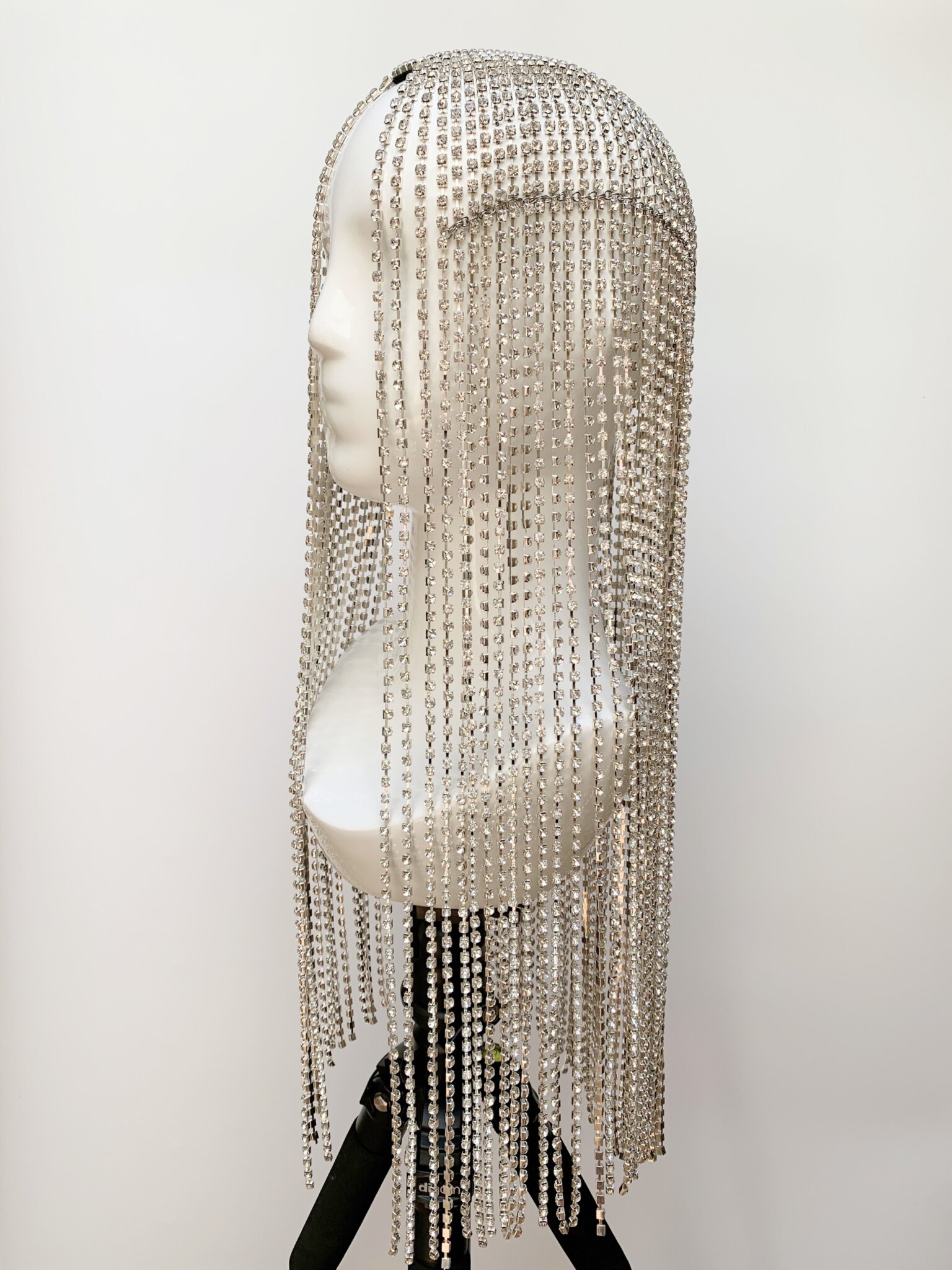 Crystal Wig Noa, Rhinestone Hair Accessory, Party Wig – GetMan Jewelry