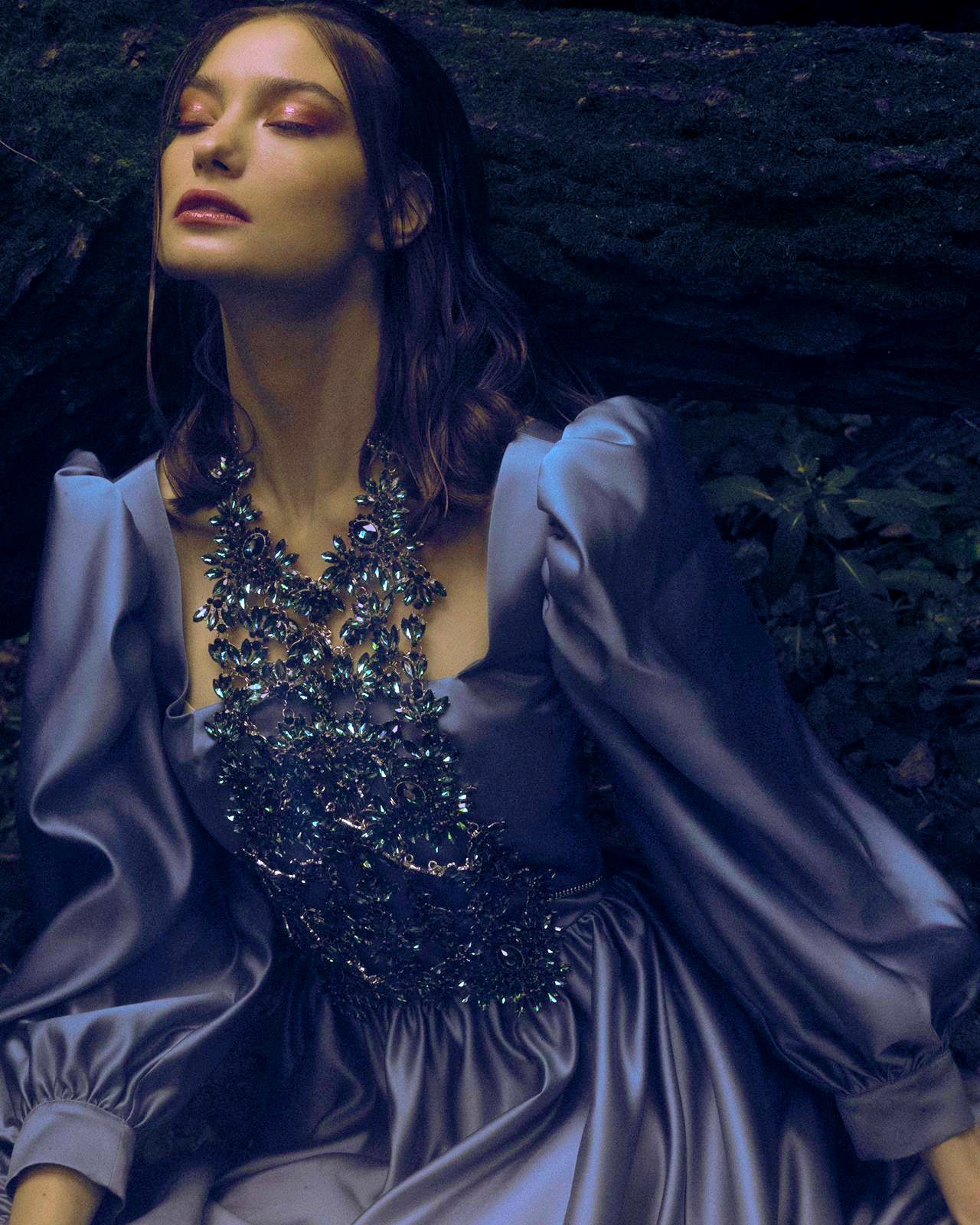 Crystal Body Harness Stasya, Rhinestone Body Chain, Festival Body ...